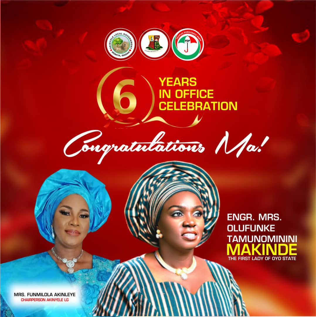 Celebrating Leadership: Akinyele LG Chairperson Mrs. Funmilola Akinleye ...