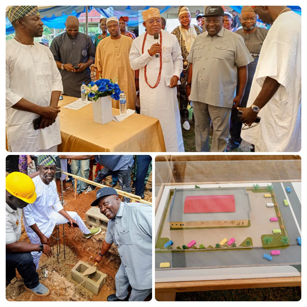 Olatunji flags off construction of Mini Mapo Hall in Oluyole as Ijaya ...